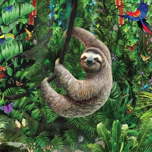 Sloth 1000 Piece Jigsaw Puzzle - Etsy