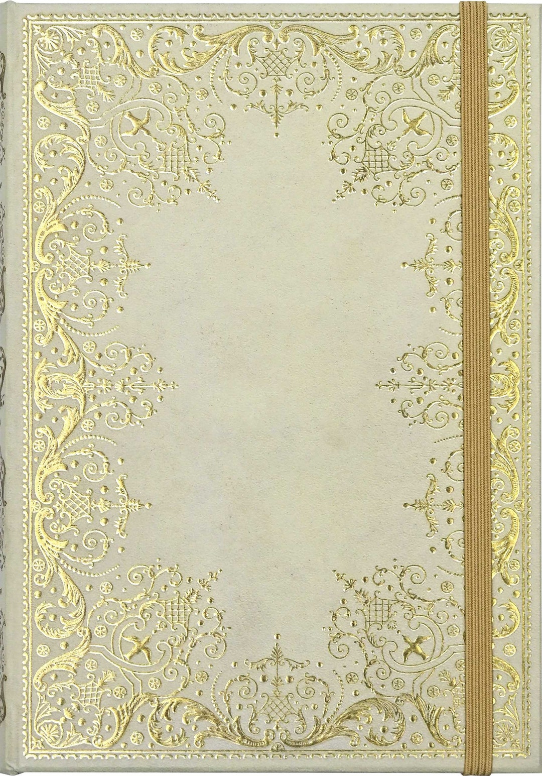 Gilded Ivory Journal - Etsy