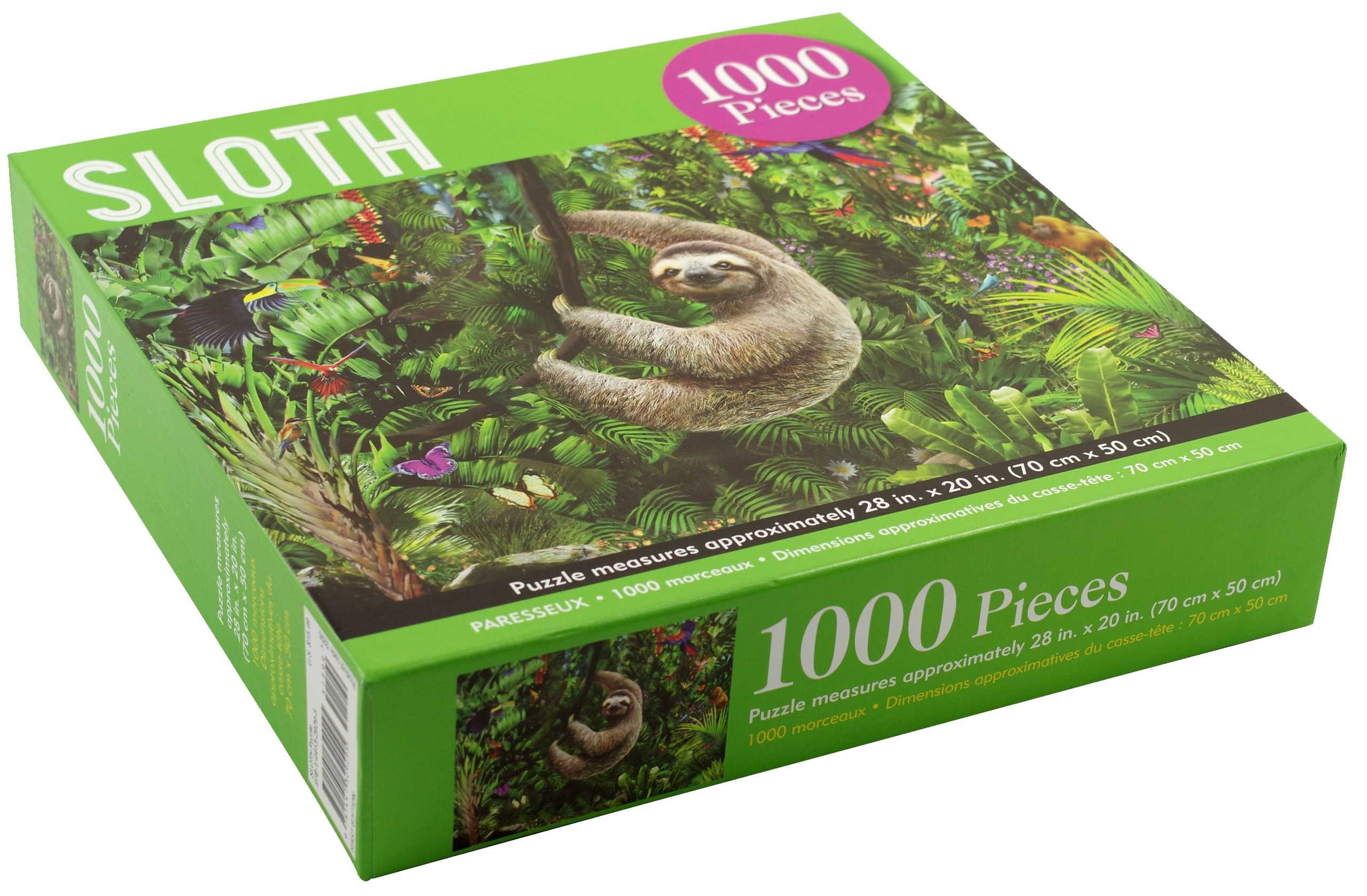 Sloth 1000 Piece Jigsaw Puzzle - Etsy