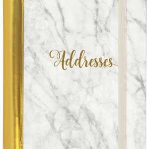 Marble Large Address Book - Etsy