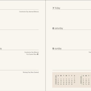 2025 Gilded Ivory Weekly Planner - Etsy