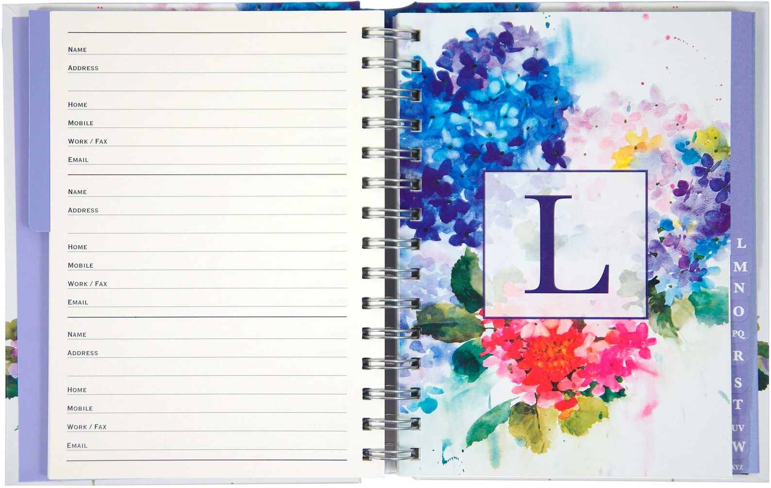 Hydrangeas Large Address Book - Etsy