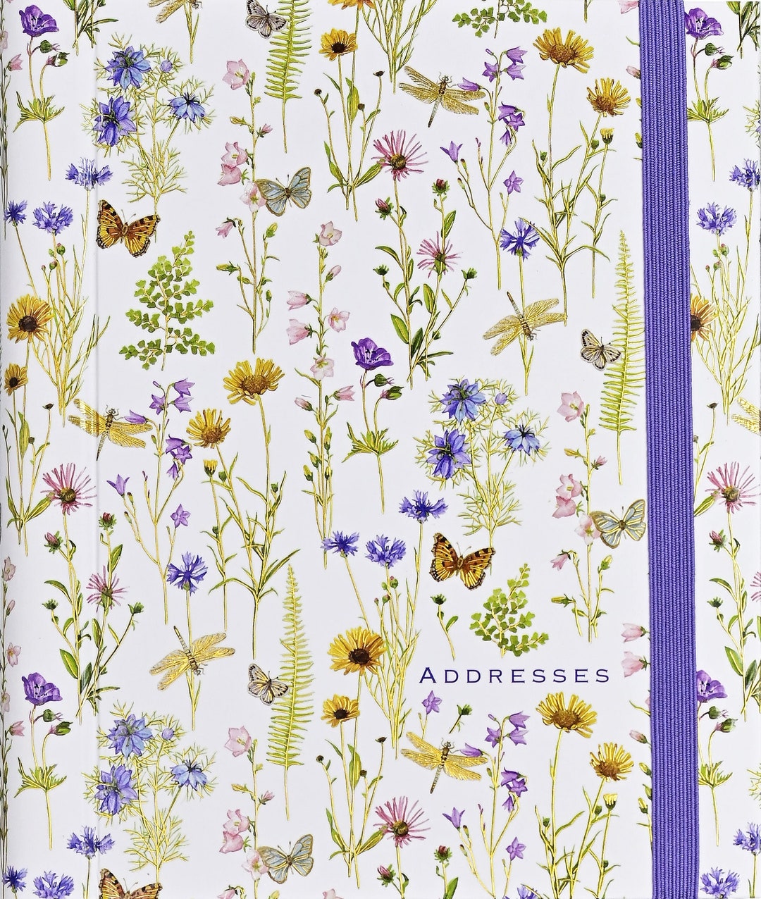 Wildflower Garden Large Address Book - Etsy