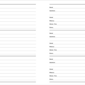 Hydrangeas Large Address Book - Etsy