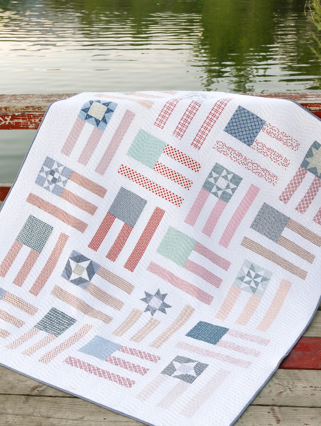 Fly the Flag Quilt Pattern by Amy Smart Diary of a Quilter - PAPER ...
