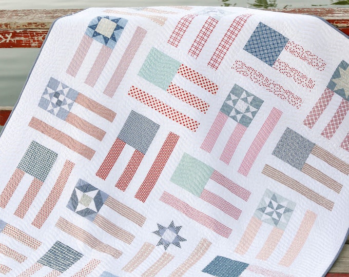 Fly the Flag Quilt Pattern by Amy Smart Diary of a Quilter - PAPER ...