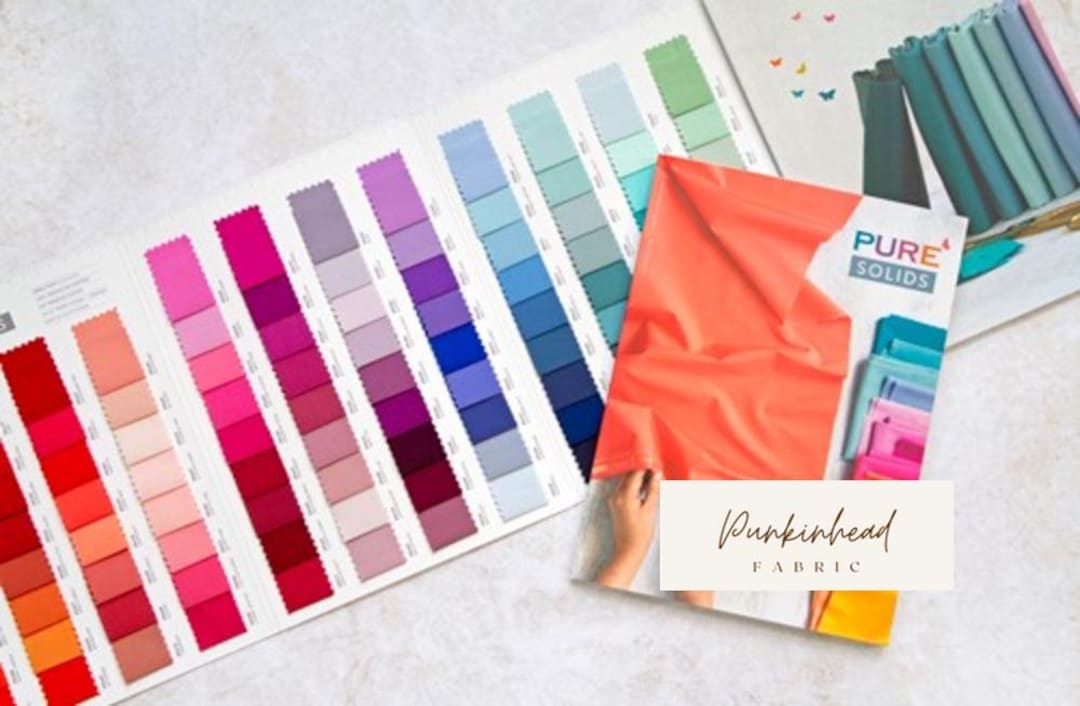 Art Gallery Fabrics Pure Solids Color Card 203 Colors 183 Pure Solid ...