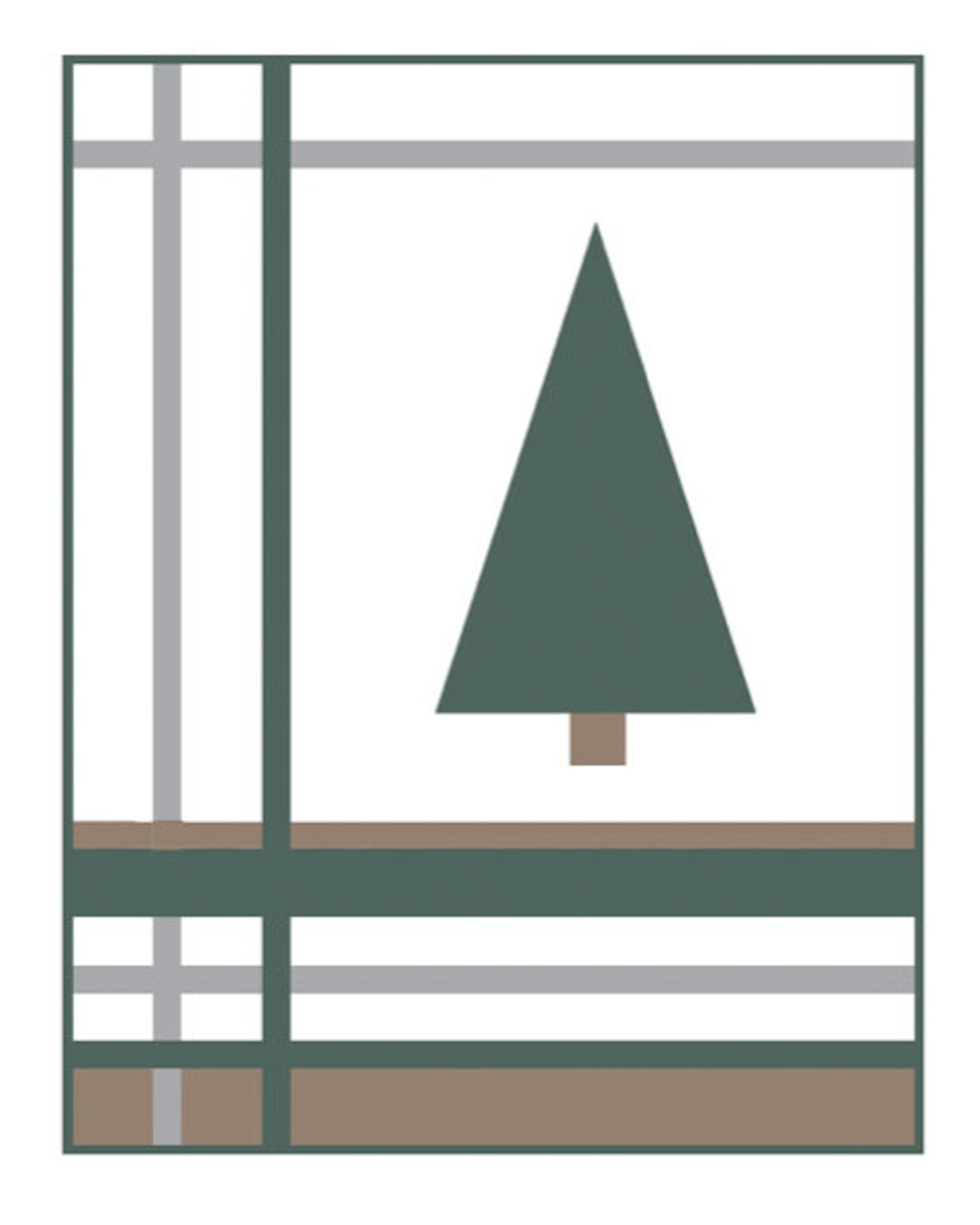 Urban Pine Quilt Kit by Sew and Sew Quilting Co Christmas Winter ...