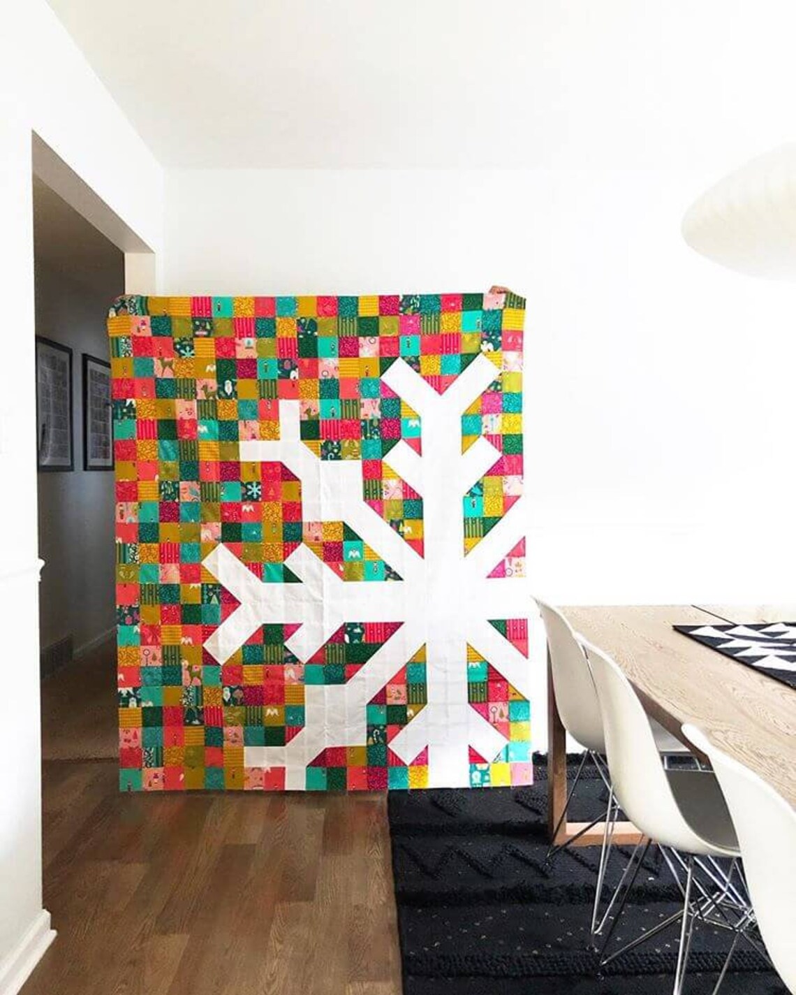 Snowflake Quilt Pattern by Modern Handcraft - PAPER Pattern Christmas ...