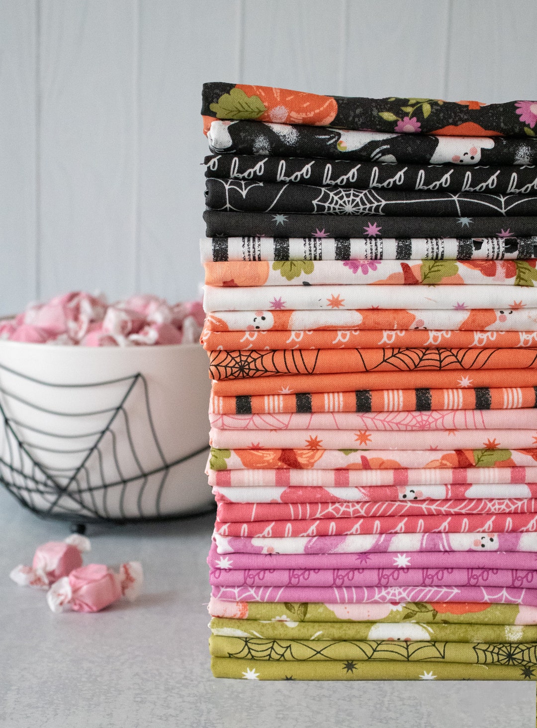 Hey Boo Halloween Fat Quarter Bundle by Lella Boutique for Moda Fall ...