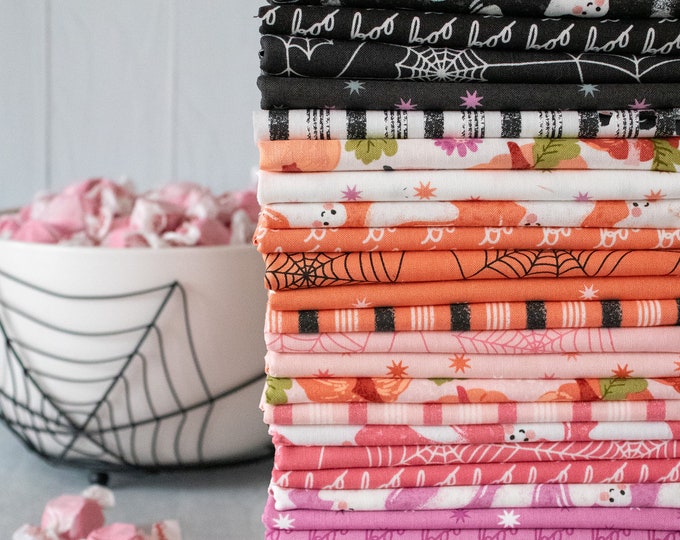 Hey Boo Halloween Fat Quarter Bundle by Lella Boutique for Moda Fall ...