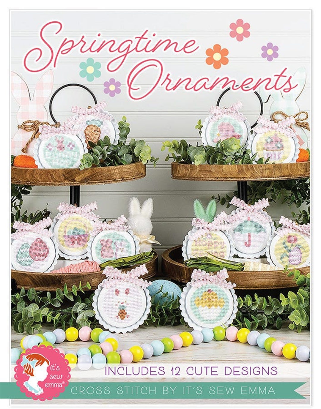 Springtime Easter Ornaments Cross Stitch Pattern by It's Sew Emma Fat ...