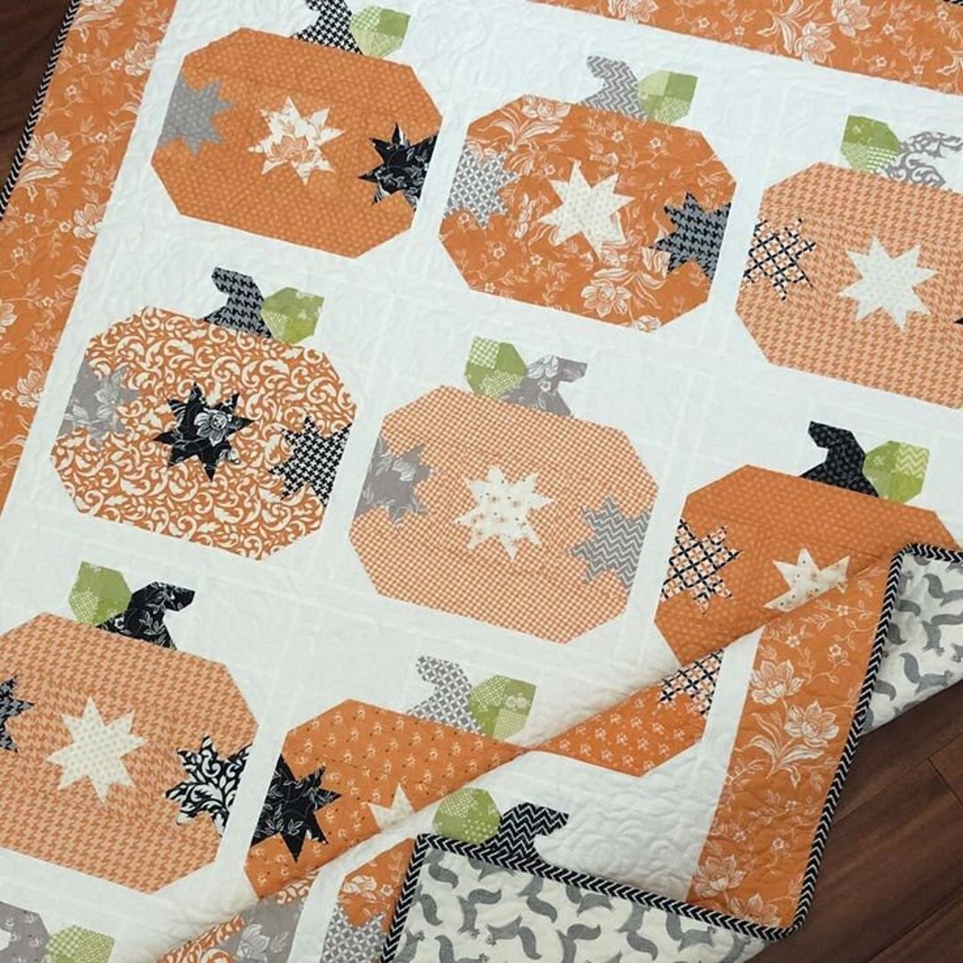 Pumpkin Pie Quilt Pattern by the Pattern Basket - PAPER Pattern ...