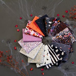 Creepy Crawlers Cement Gray Spiderweb From Eerie by Art Gallery Fabrics ...