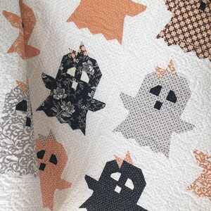 Boo! Ghost Quilt Pattern by the Pattern Basket - PAPER Pattern ...