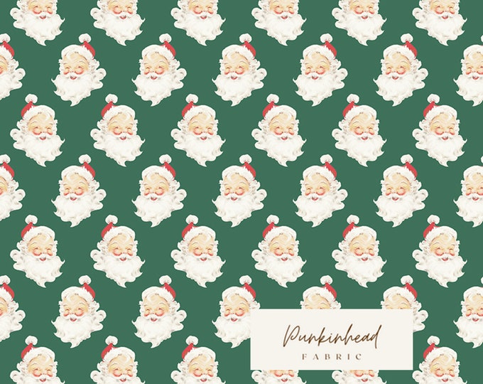 Merry Little Christmas Santa Heads Green by My Mind's Eye for Riley ...