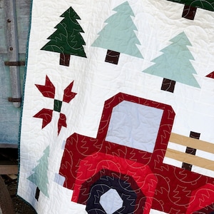 Christmas Tree Farm Quilt Kit by White Plains Quilts Quilting Fabric by ...
