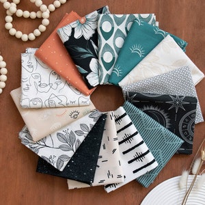 Striped Muse Laurel Daring by Art Gallery Fabrics Boho Black & White ...