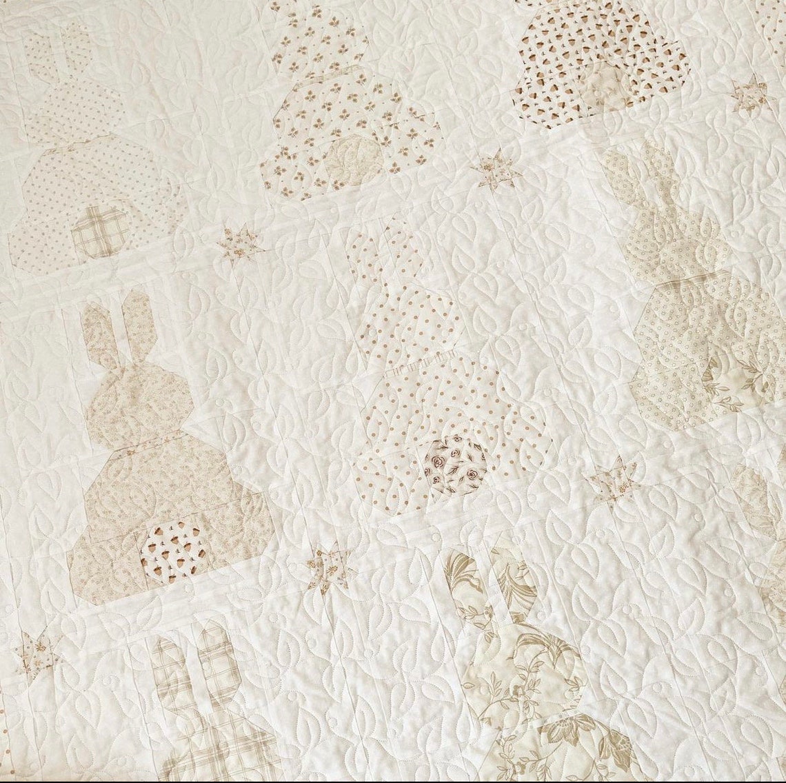 Country Bunnies Quilt Pattern by the Pattern Basket - PAPER Pattern ...