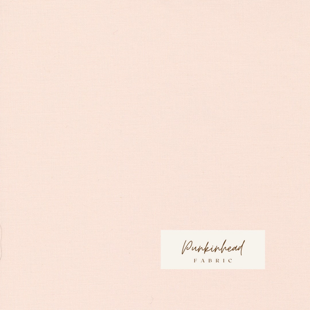 Moda Bella Solids Pale Pink Cotton Quilt Fabric by the Yard Solid Baby ...