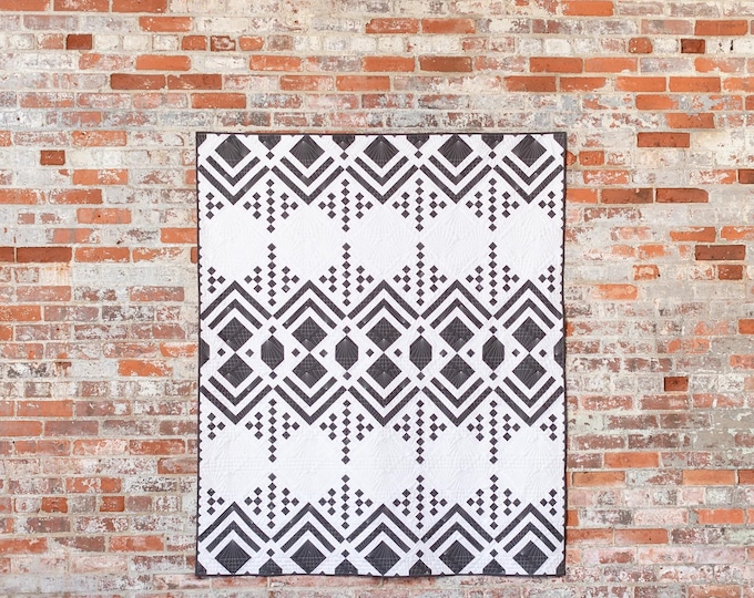 Deco Quilt Pattern by Lo & Behold Stitchery - PAPER Pattern, MCM Quilt ...