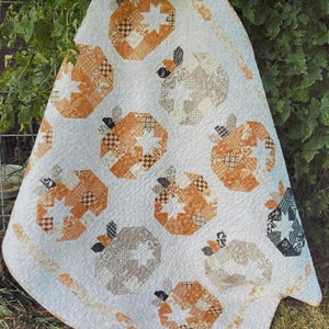 Pumpkin Seeds Quilt Pattern by the Pattern Basket - PAPER Pattern ...