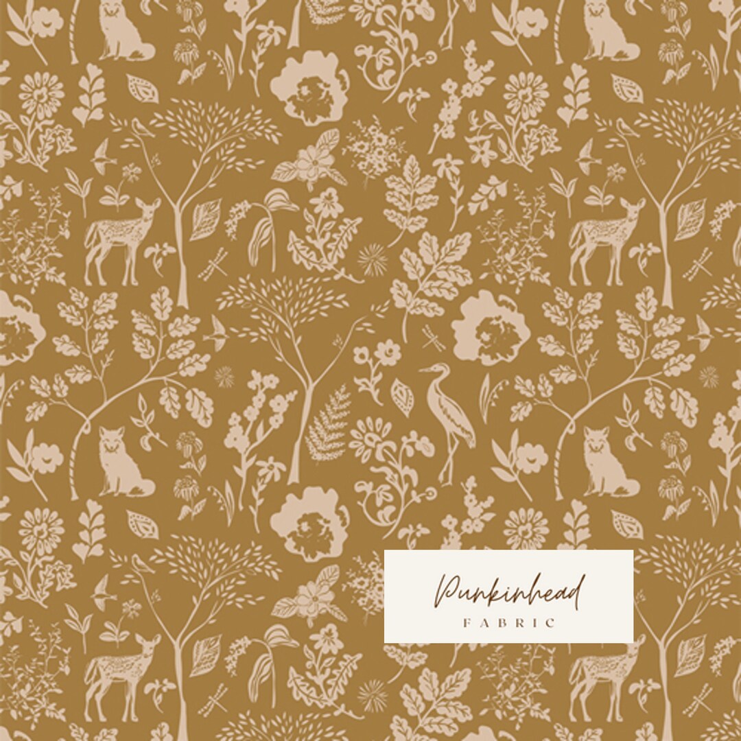 Flora and Fauna Treasured by Art Gallery Fabrics, Willow by Sharon ...