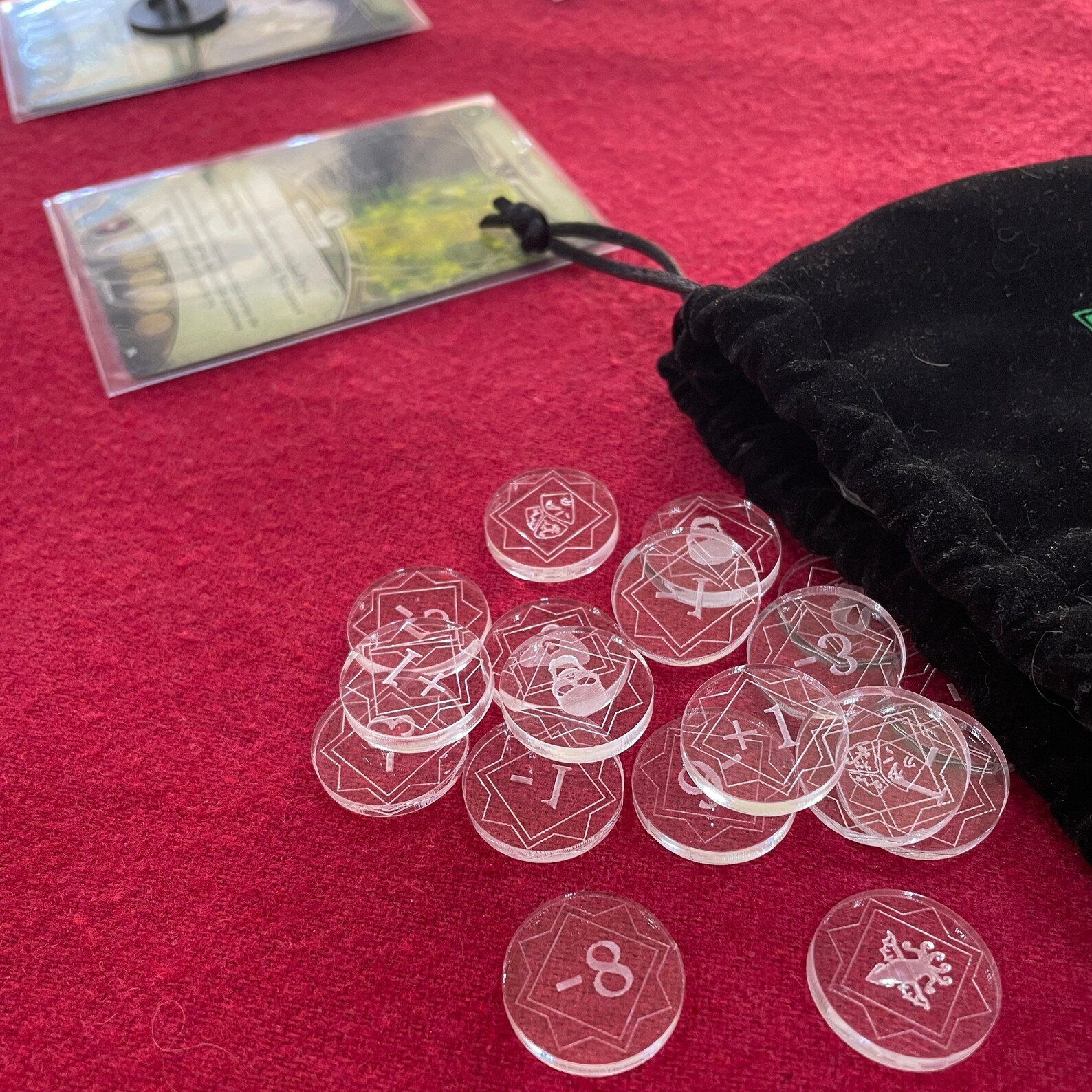 Clear Arkham Horror LCG Acrylic Chaos Tokens - Etsy