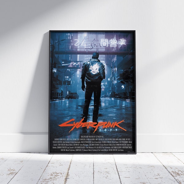 Cyberpunk 2077 Movie Poster - Etsy