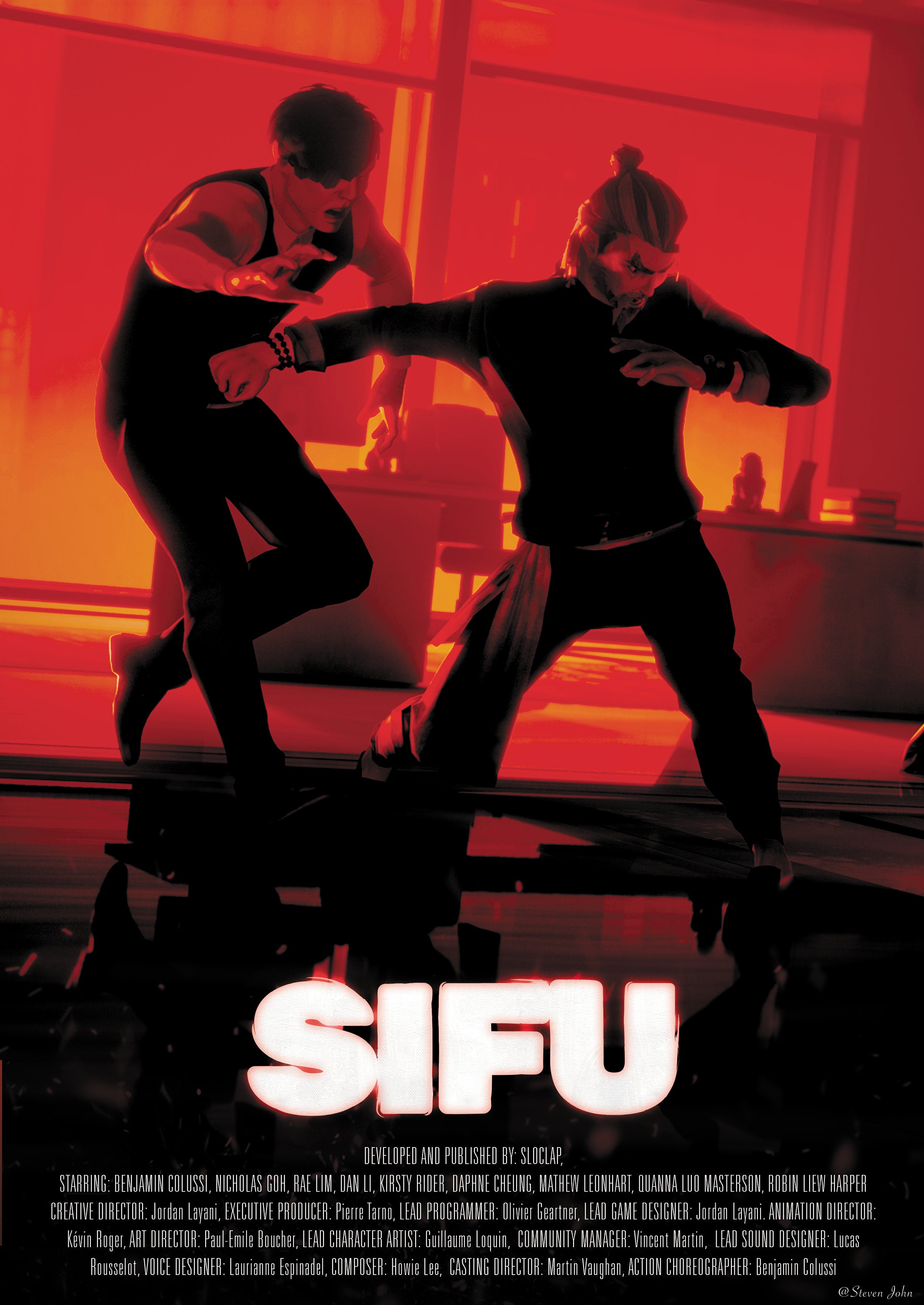 SIFU Movie Style Poster 17x24 & 12x17 Prints (digital 300PPI PNG File ...