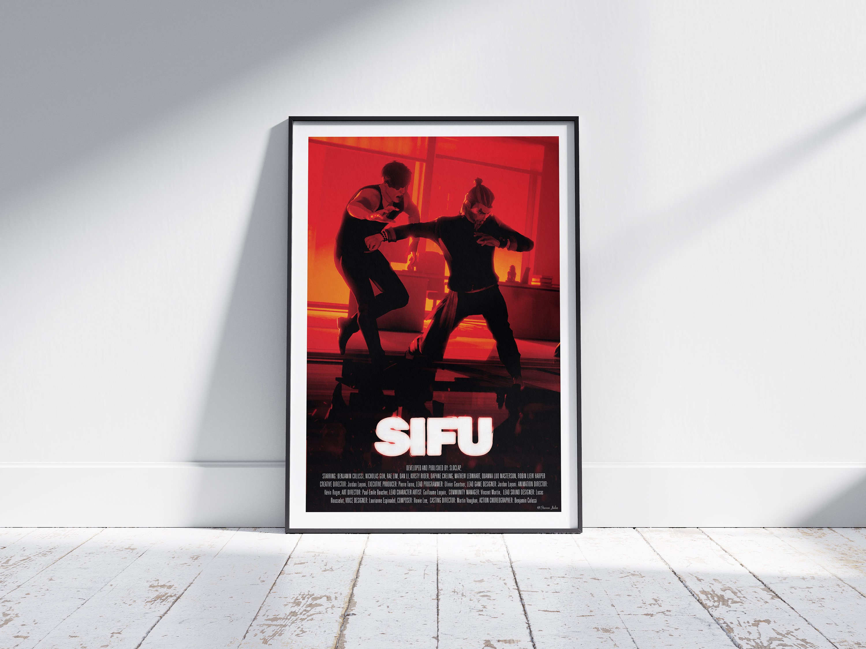 SIFU Movie Style Poster 17x24 & 12x17 Prints (digital 300PPI PNG File ...