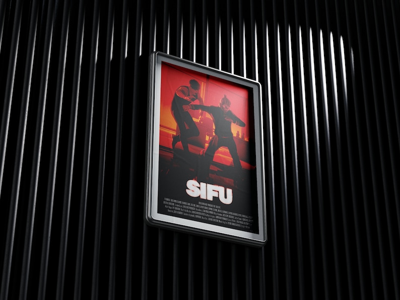 SIFU Movie Style Poster 17x24 & 12x17 Prints (digital 300PPI PNG File ...