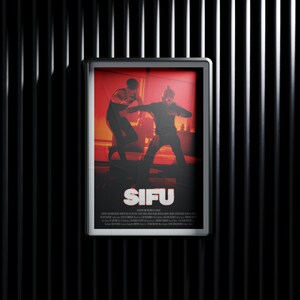 SIFU Movie Style Poster 17x24 & 12x17 Prints (digital 300PPI PNG File ...