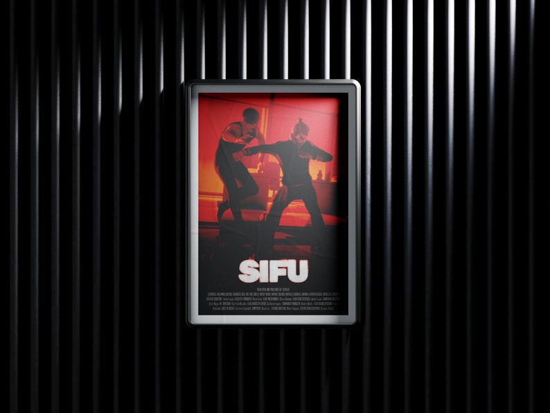 SIFU Movie Style Poster 17x24 & 12x17 Prints (digital 300PPI PNG File ...