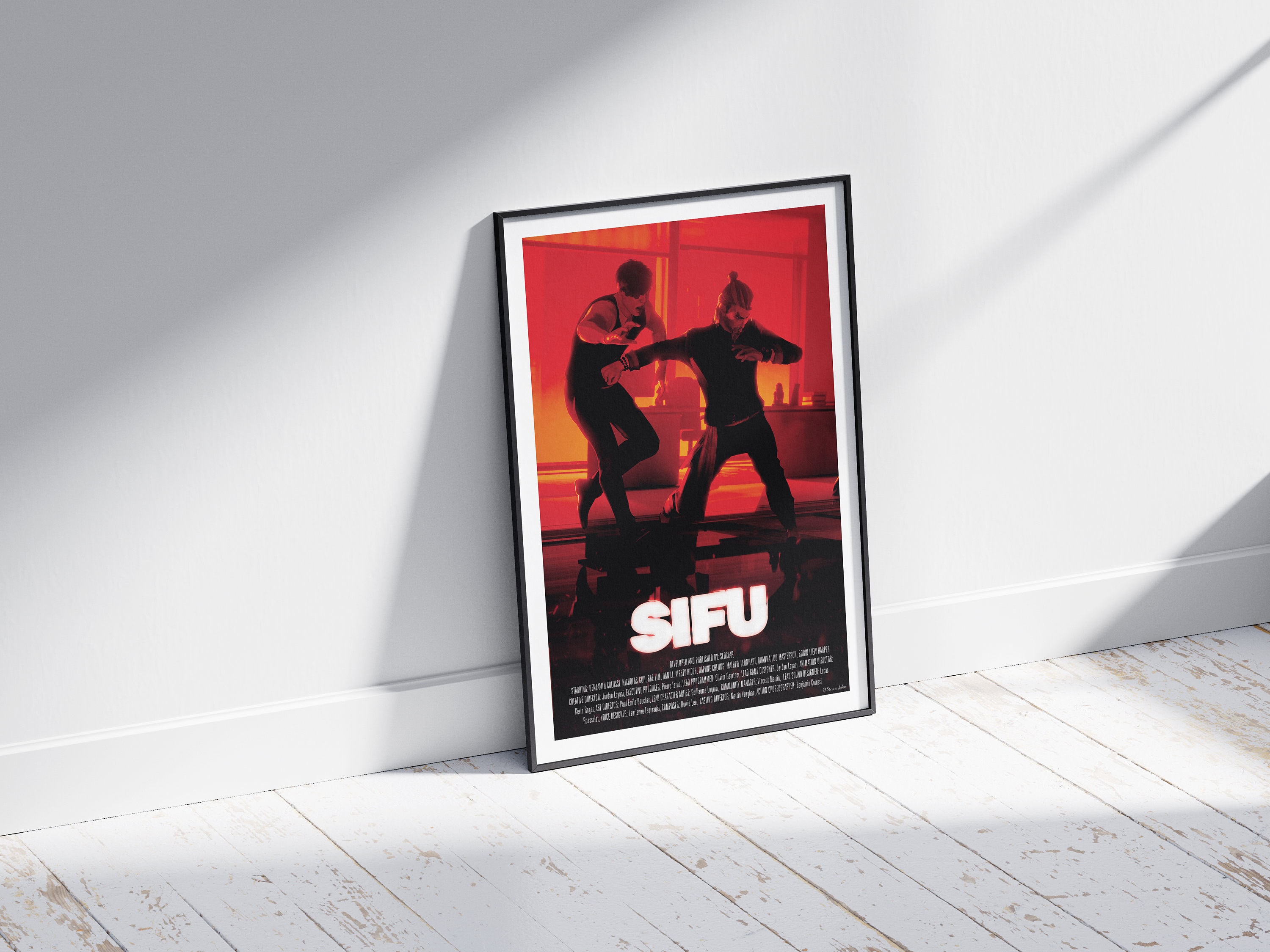 SIFU Movie Style Poster 17x24 & 12x17 Prints (digital 300PPI PNG File ...