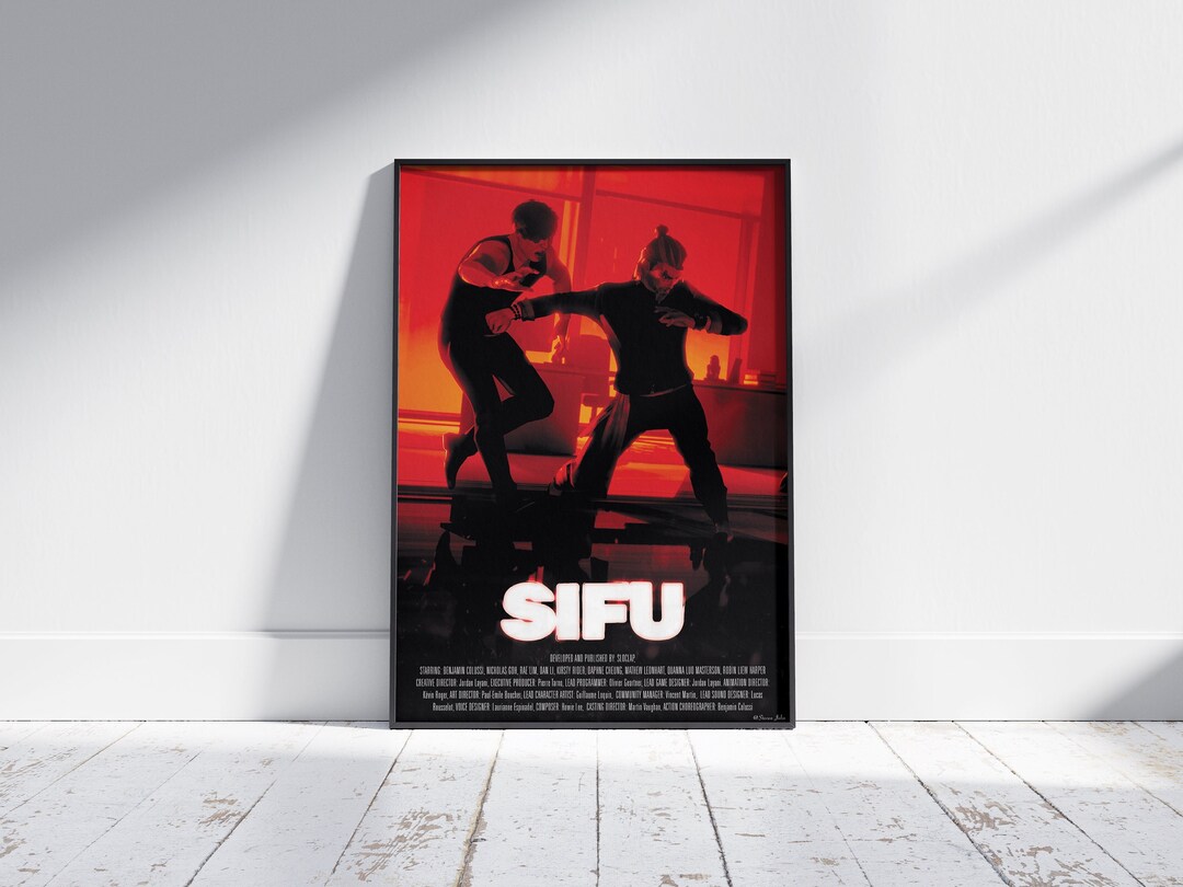 SIFU Movie Style Poster 17x24 & 12x17 Prints (digital 300PPI PNG File ...