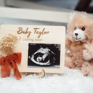 Personalized Pregnancy Announcement Sonogram Frame - Custom Ultrasound ...