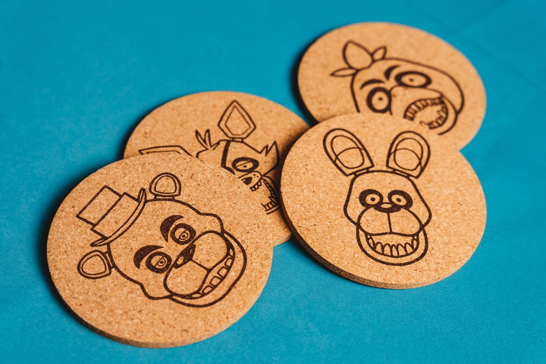 5 Nights at Freddy's FNAF Gift Decoration SET of 4 - Freddy, Foxy ...