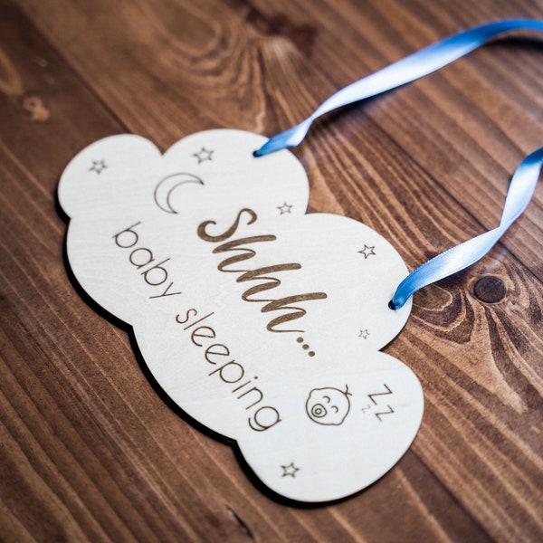 Baby Sleeping Sign - Etsy
