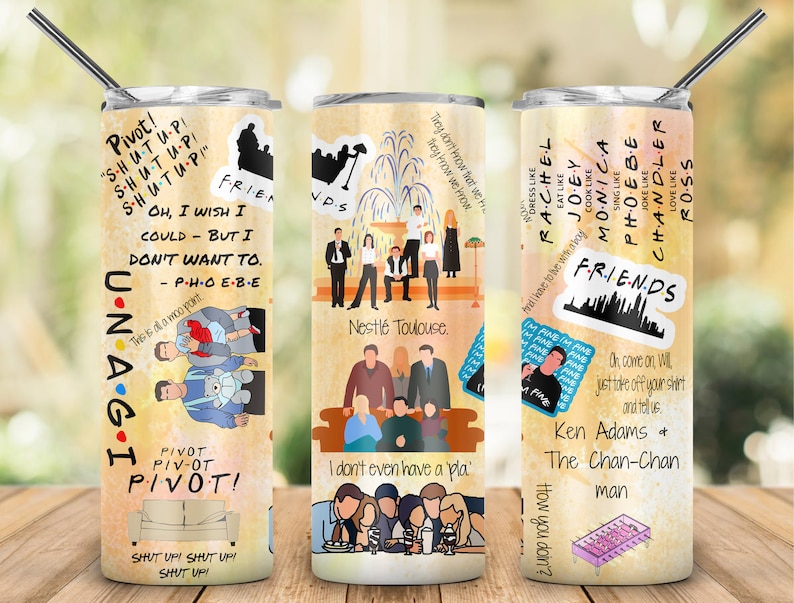 Friends Tumbler Wrap - Etsy