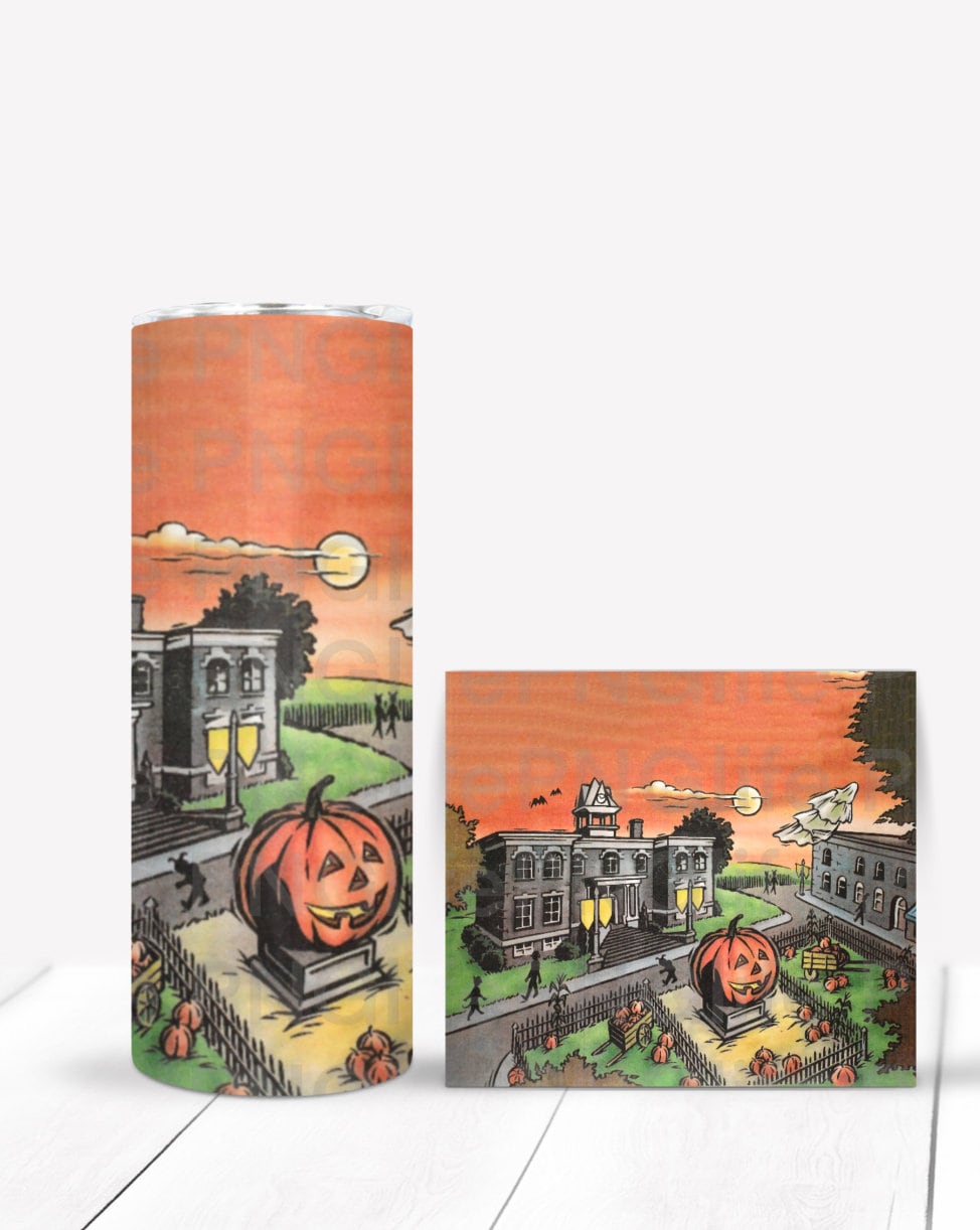 Halloweentown Tumbler Wrap - Etsy