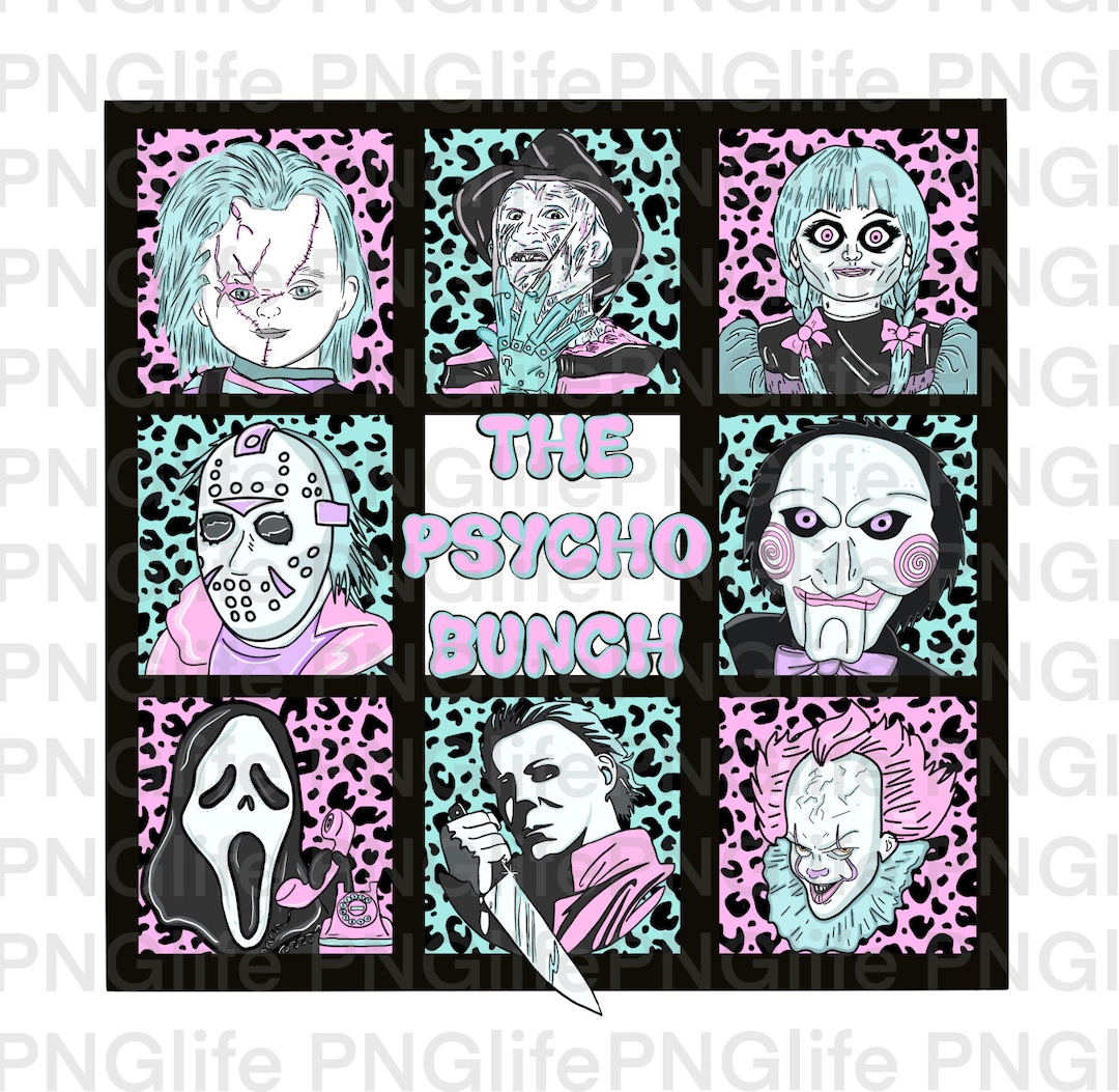 Halloween Horror Sublimation Png - Etsy