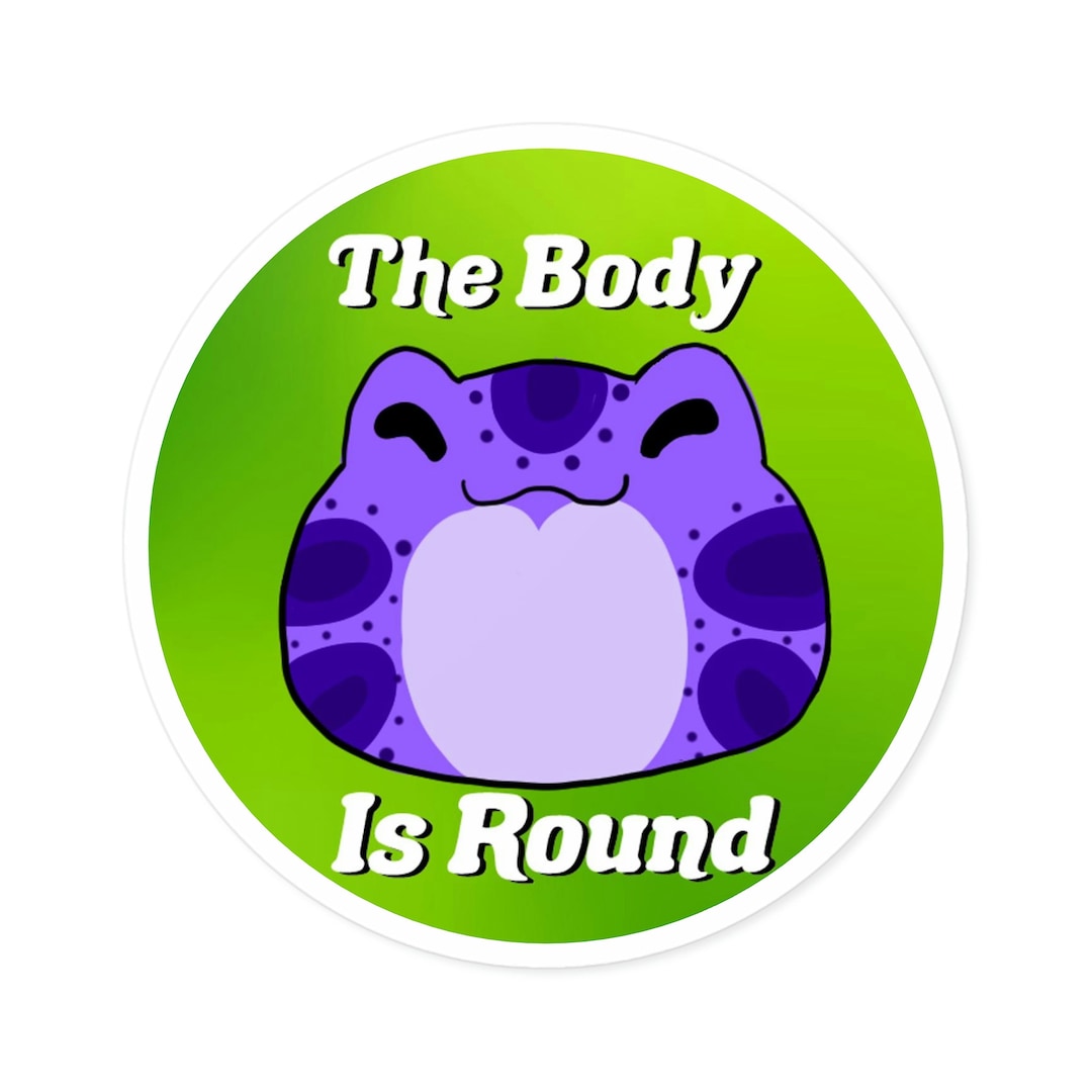The Body is Round (purple) - Etsy