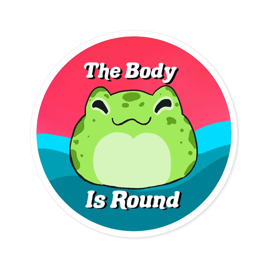 The Body is Round (green Frog) - Etsy