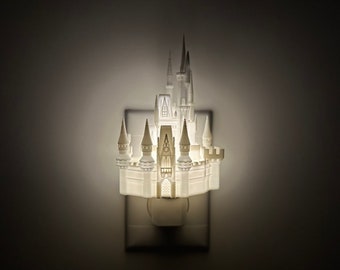 3d Castle Night Light - Etsy