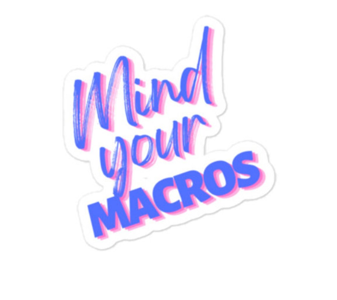 Motivational Sticker, Laptop Sticker, Waterbottle Sticker, Healthy ...