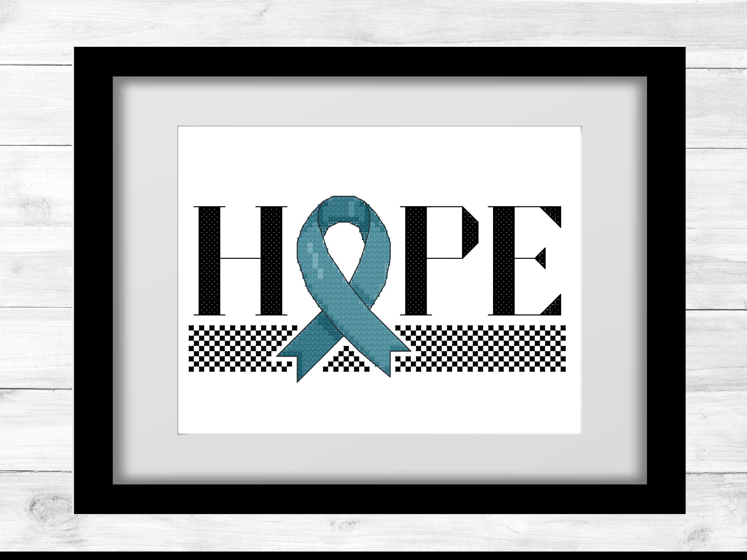 Awareness Ribbons Cross Stitch Patterns Breast Cancer Stroke Heart ...
