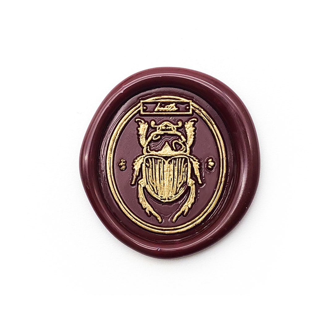 Scarab Beetle Wax Seal Stamp Kit - Bean Leaf Beetle - Journal Stamps ...
