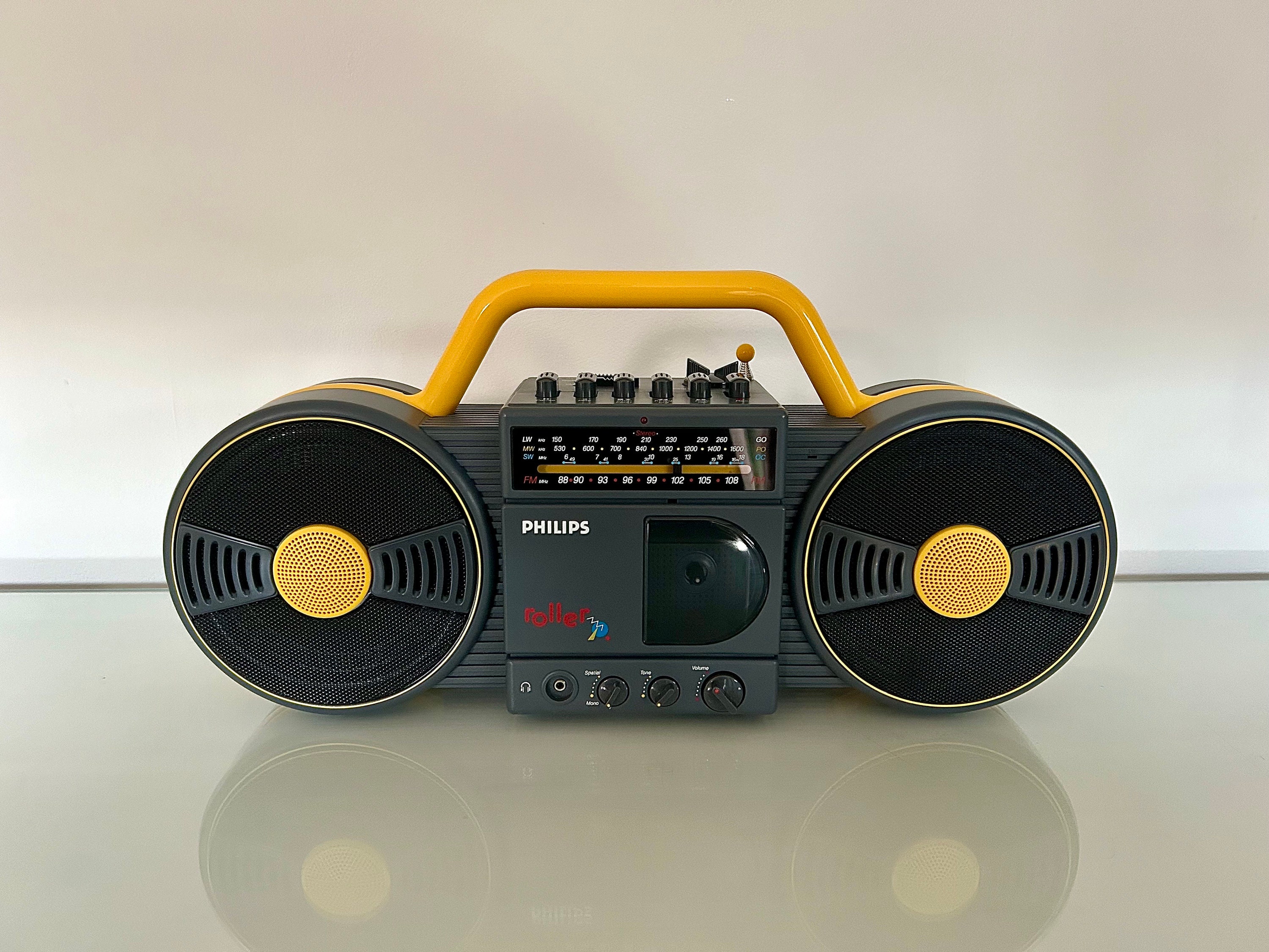 Vintage Philips D8008 'roller' Radio Cassette Player - Museum Grade ...