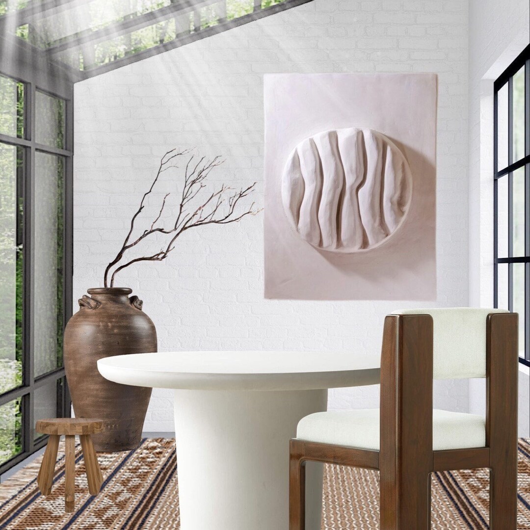 Rare Large Wall Relief Wall Decor Abstract Wall Art Modern Contemporary ...